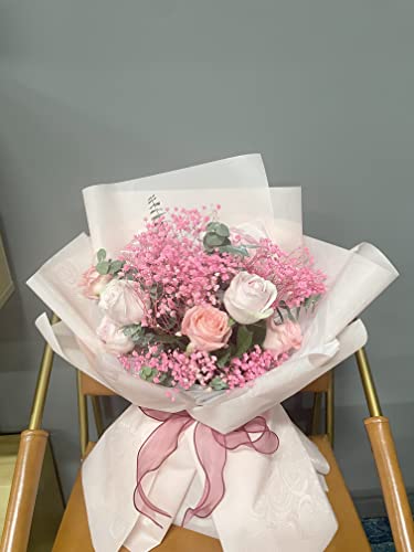 LWFyyds Waterproof Floral Wrapping Paper Flower Bouquet Gift Wrap Korean Florist Supplies - Gouache