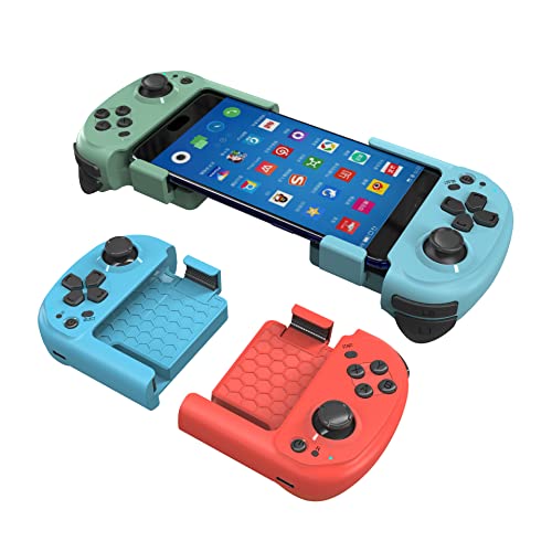 Bluetooth Gamepad Joysticks Compatible with iOS, Android, PC, Wireless Game Controller for iPhone, iPad Mini/Air/Pro, Mac, MacBook, Tablets