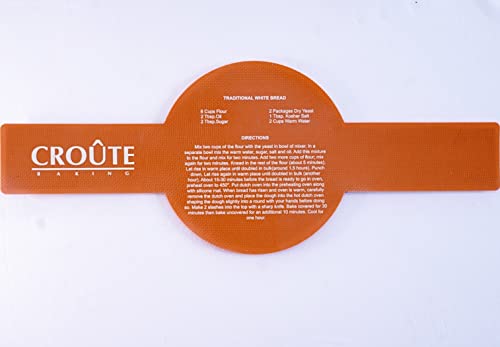 CROÛTE Baking Silicone Dutch Oven Bread Sling 19.5CM (Burnt Orange)