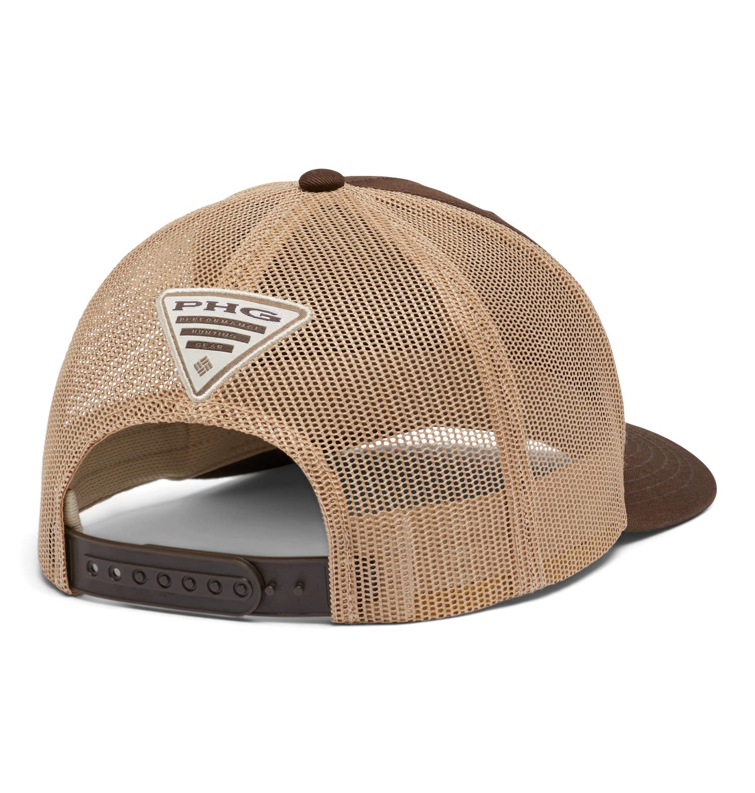 Columbia Unisex PHG Leather Game Flag Snap Back - High, Black, One Size