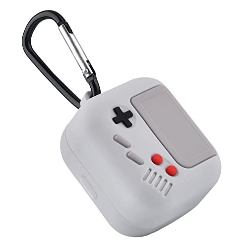 KOREDA AW5 Grey Case for Sony LinkBuds WF-L900, Classic Game Console Design, Silicone Cover with Keychain