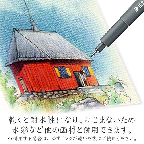Staedtler 308 °C2/Pigment Liner Black Chisel Tip 0.3–2.00 mm