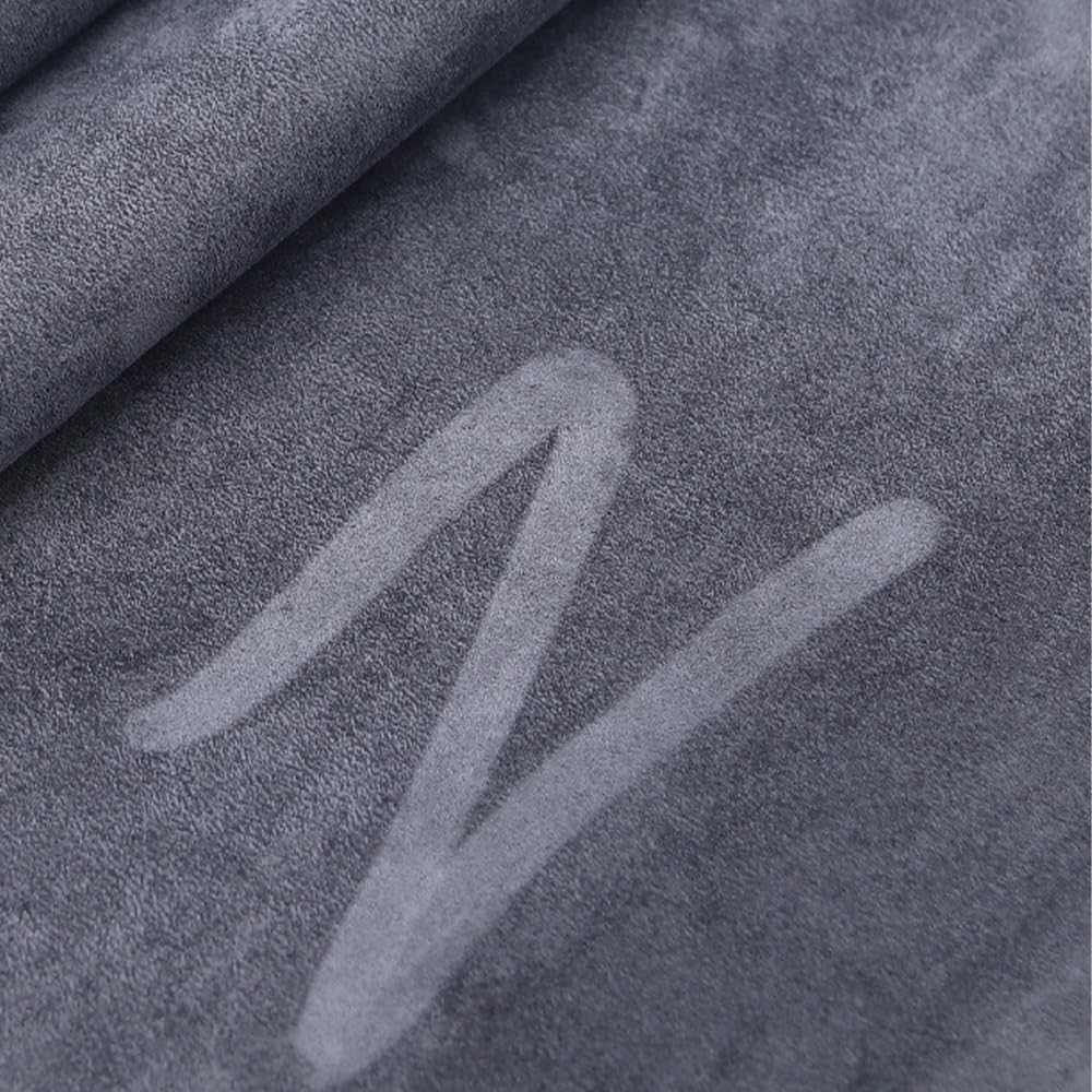 NASTASSA Microfiber Suede Fabric Self Adhesive Car Wrapping Film Imitation Leather Decorative Trims for Headliner Car Seat Center Console (Black), AF0855