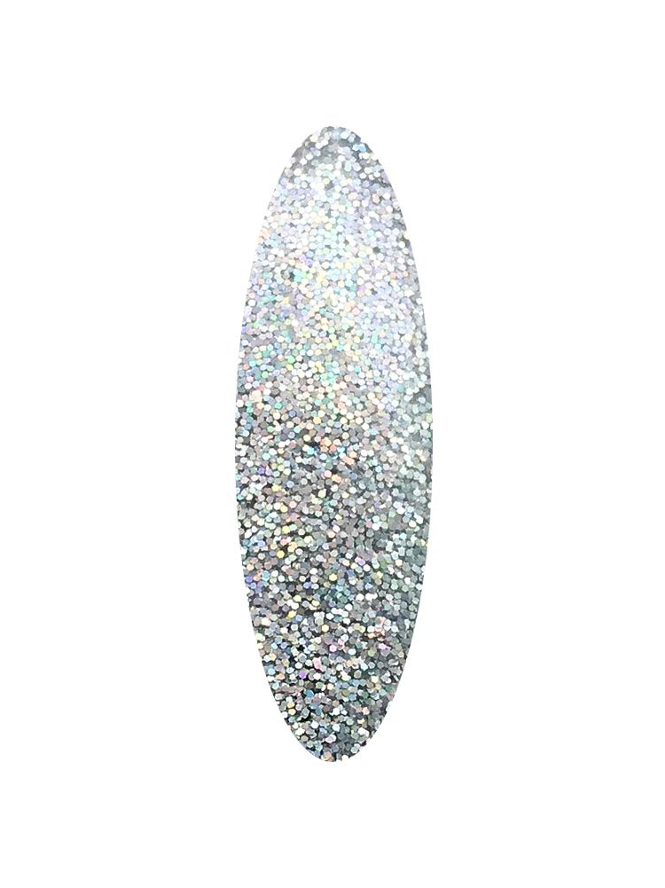 CAI Beauty NYC Silver Glitter | Easy to Apply, Easy to Remove | Roll On Shimmer for Body, Face and Hair| Holographic Cosmetic Grade Glamour