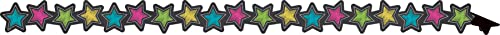 Teacher Created Resources Chalkboard Brights Stars Magnetic Border