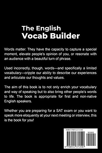 The English Vocabulary Builder (English Vocab Builder & Inclusive Language Series)
