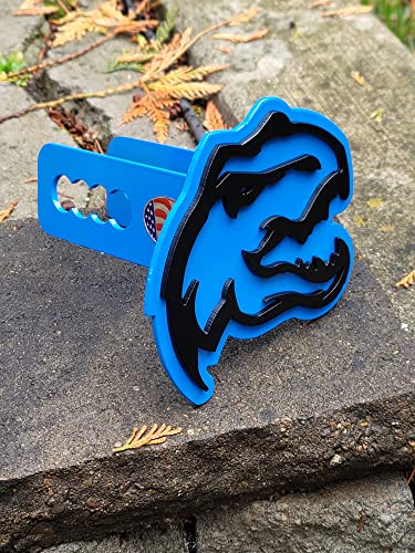 Dodge TRX Logo Custom Hitch Cover (Black & Blue)