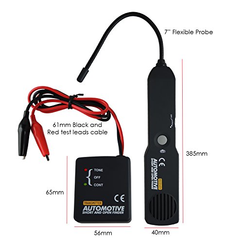 em415Pro Automotive Electrical Power Probe Short/Open Circuit Finder Circuit Tester Tracer Cable Wire Breaker Tracker Circuit Fault Finder Car Open Short Wire Finder