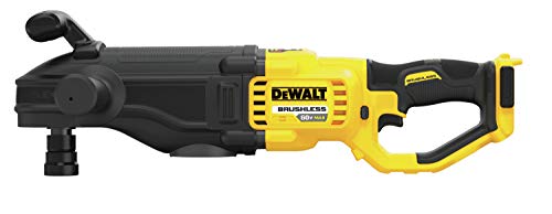 DEWALT FLEXVOLT 60V MAX* Right Angle Drill, Brushless, Quick-Change Stud/Joist Drill, E-Clutch System, Tool Only (DCD471B)