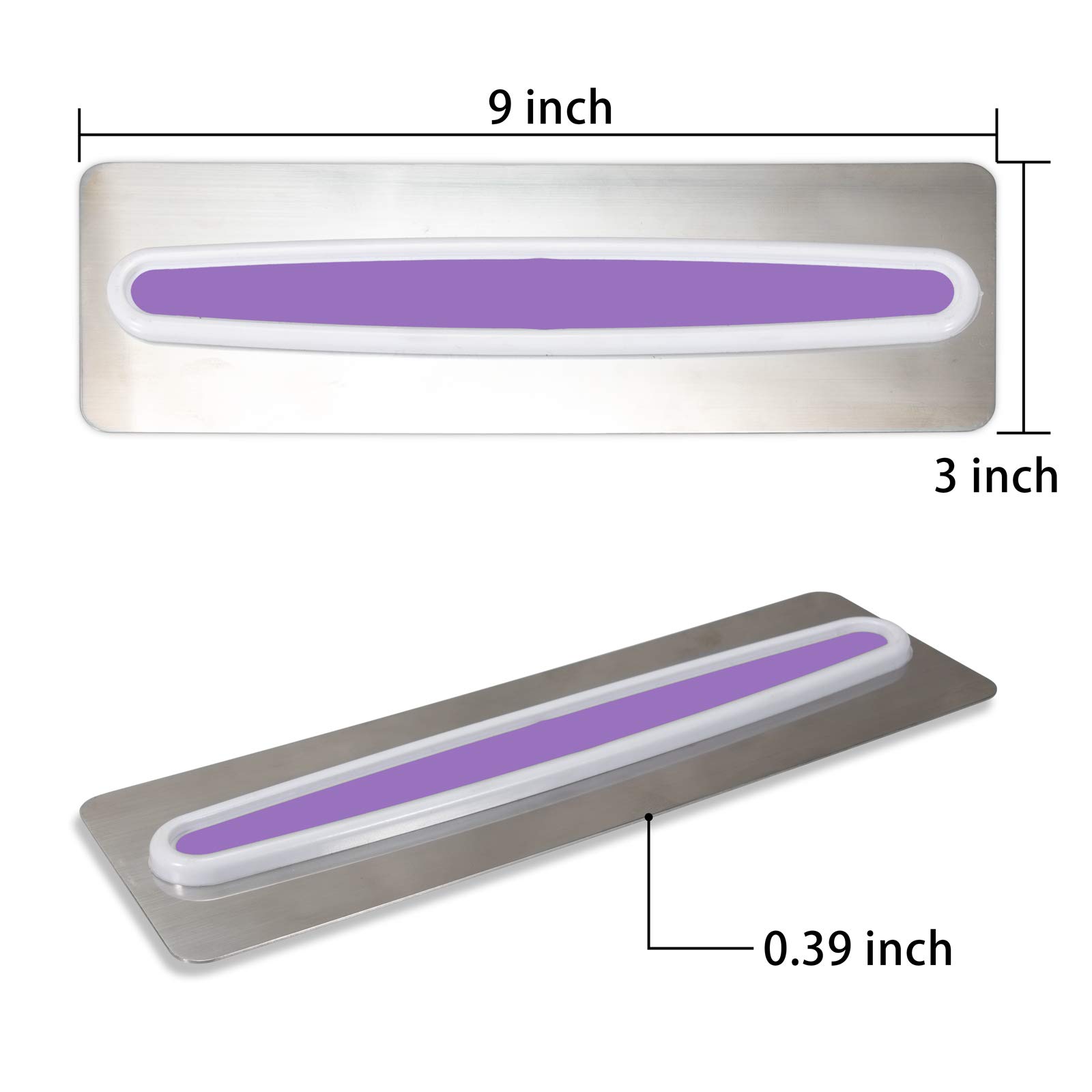 Cake Icing Smoother Scraper Stainless - Cake Edge Side Frosting Comb Set Decorating Tools for Cream Cakes Smooth