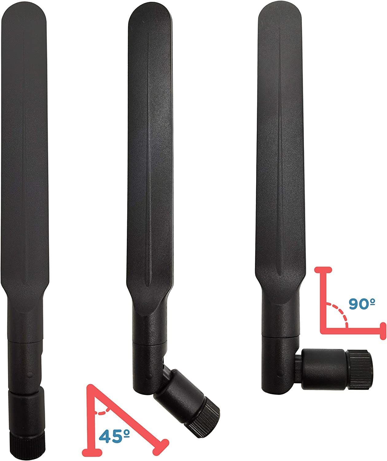 CompuPort Telemetry Wide-Band 3500MHz 5G/4G/LTE MIMO Whip Antenna with SMA Male Connector, Compatible with Sierra Wireless Airlink, Digi, Teltonika, Microhard, CradlePoint and More.(1 pc.)