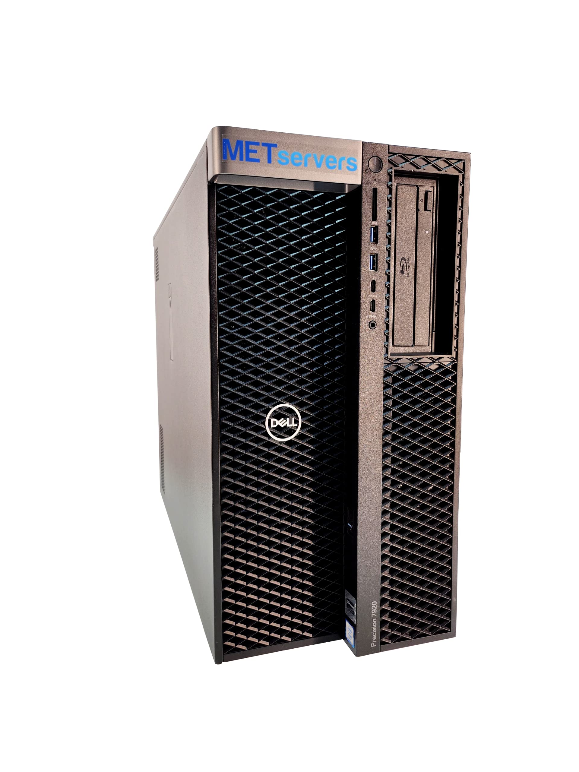 Dell Precision T7920 Workstation, 2X Intel Xeon Gold 5120 2.2GHz 14C CPU, 64GB (2 x 32GB) DDR4 RDIMM, 1x 800GB SSD, 1x Quadro K620, Windows 10 Pro (Renewed)