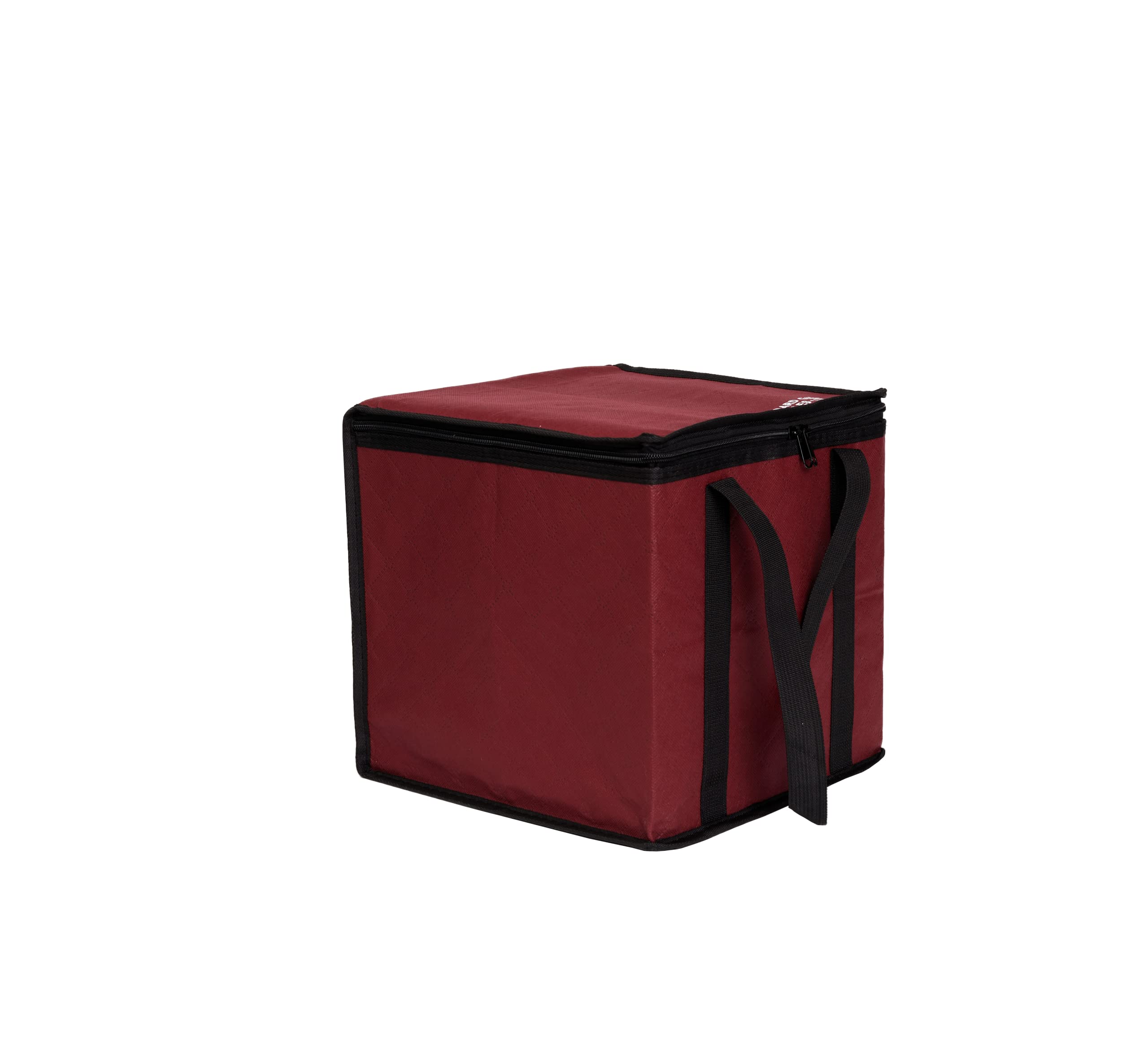 Board Game Bag Bundle - 1 Board Game Bag [Backpack/Luggage Slip/Padded] - (Oxford Gray) & 1 Lightweight Bag - Red [Dual Layer Non-Woven Fabric/Carrying Handle/Zippered Lid]