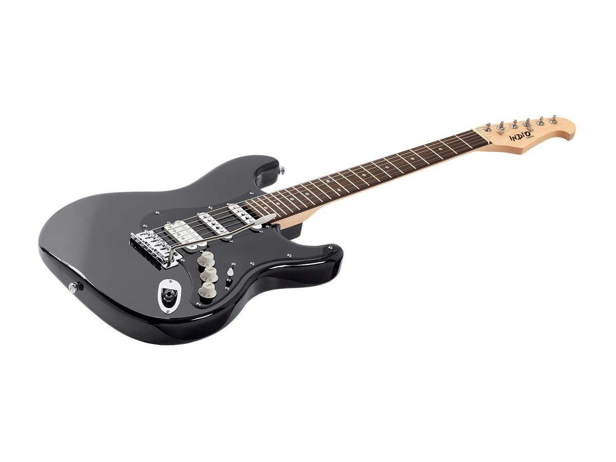 Monoprice Indio Series California Classic 6 String Solid-Body Ambidextrous Black, (610370)