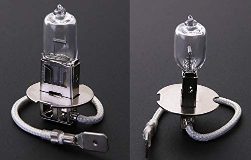 H3 12V 55W Halogen 55W H3 Halogen Bulb Super Warm White 55 Watt 12 Volt Halogen Light Bulb for Car Automotive Fog Lights,4 Pack