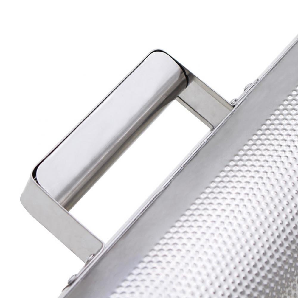 Merengue Guiro,Guiro Instrument, Stainless Steel Metal Guiro Musical Percussion Instrument with Scraper