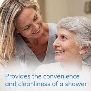 No-Rinse Body Bath, 16 fl oz - Leaves Skin Clean, Refreshed and Odor-Free, Rinse-Free Formula (Pack of 3) - Makes 16 Complete Baths Per Bottle