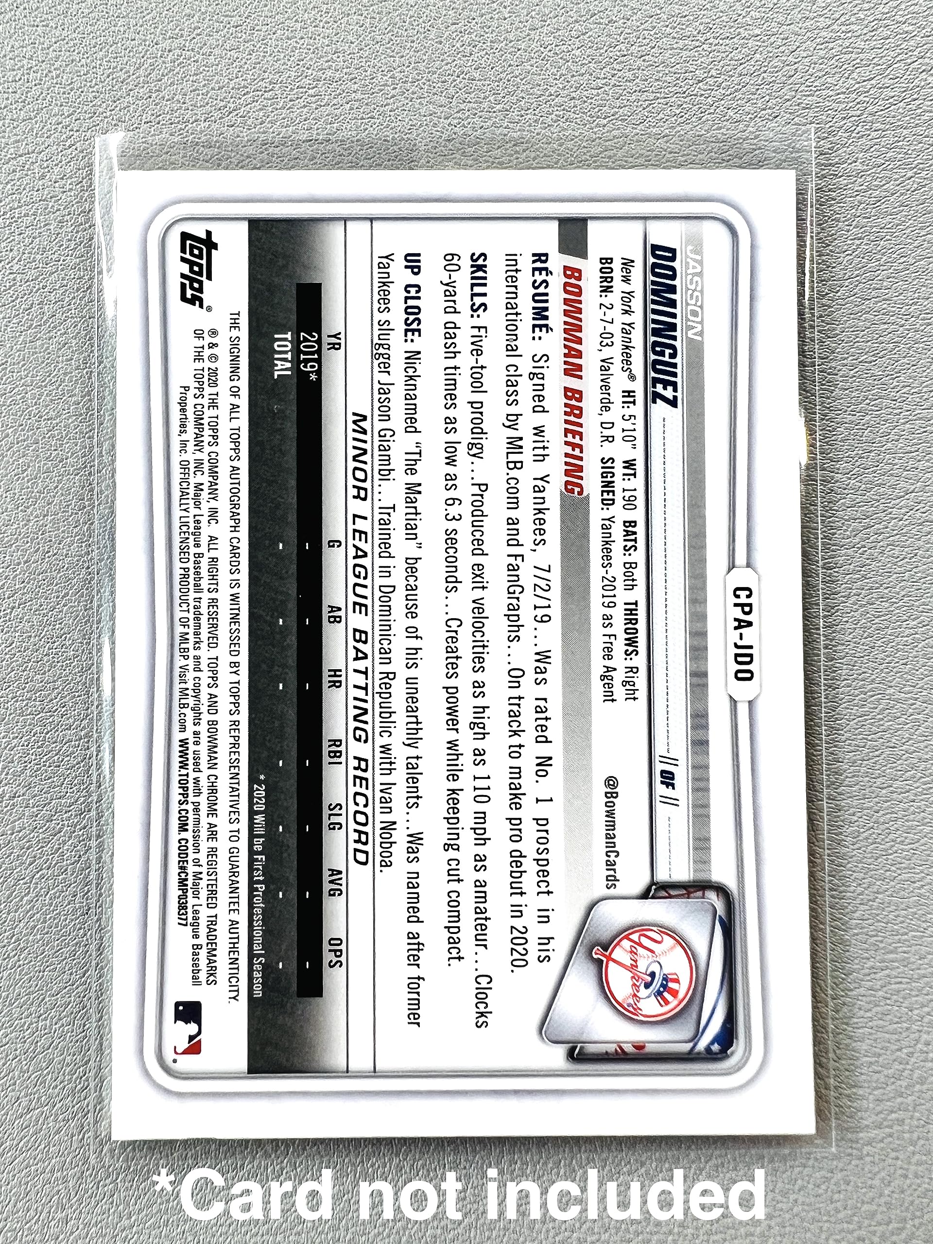 Breaker Bros 2.5" x 3.5" Crystal Clear Collectible Trading Card Protective Sleeves | 100 Standard Size Penny Sleeves for Trading Cards