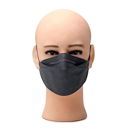 Enokay 50PCS Black KF94 Face_Mask Adults 4-Ply Layer Filter Filtеr Non Woven Fabric Face_Mask (50PCS, Black)