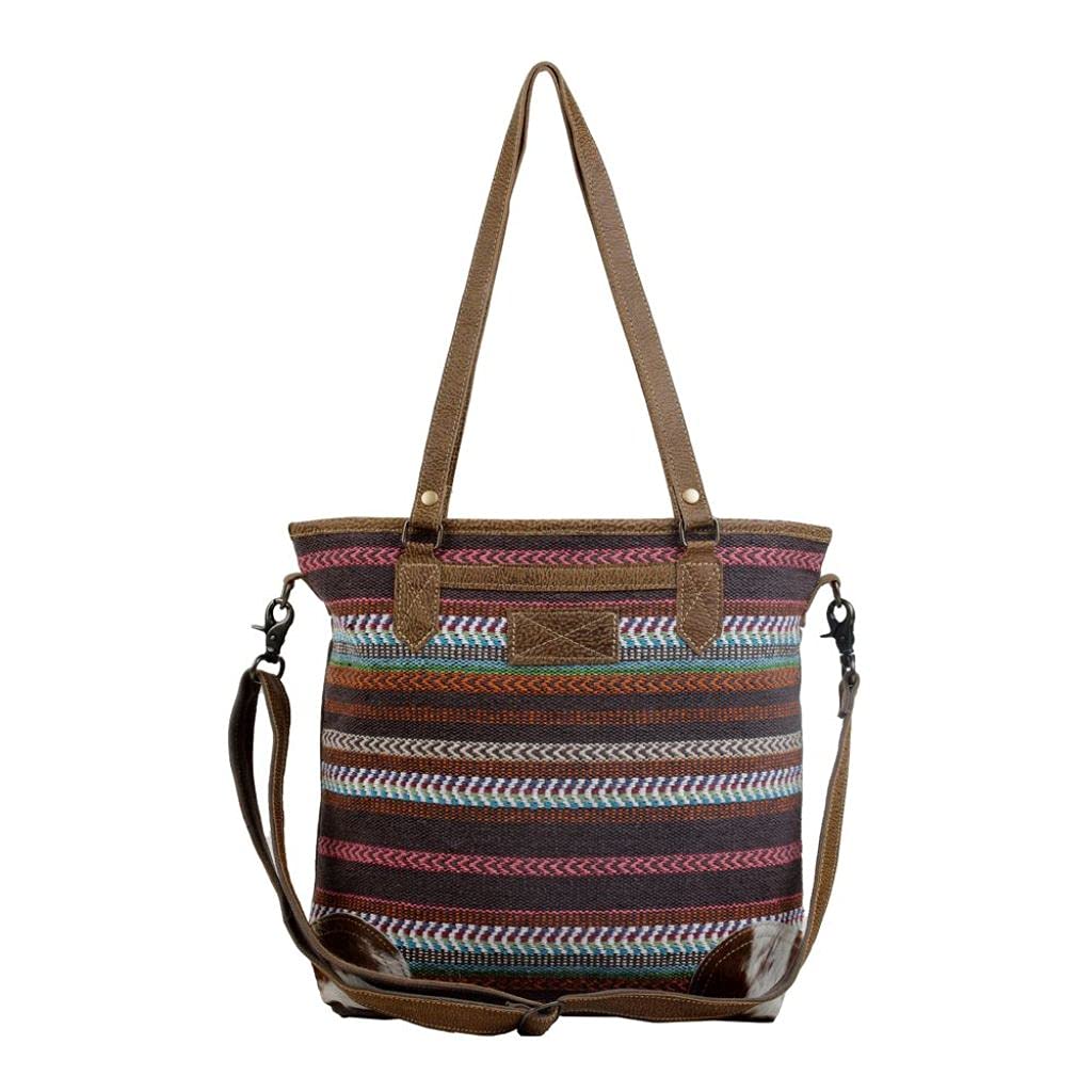 Myra Bag Braided Shoulder Bag Upcycled Cotton & Leather S-2820