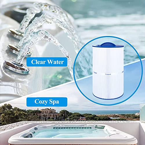 CRYSPOOL Spa Filter Compatible with Caldera 50, Caldera Spas, C-7350, 1019401, 73532, PCD50N, FC-3963, 50 sq.ft hot tub Filter, 1 Pack