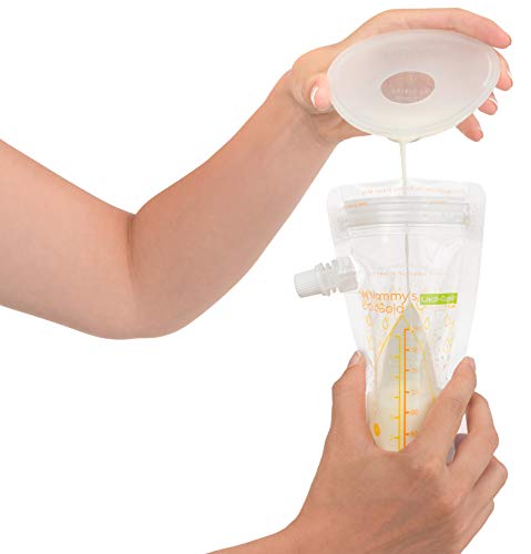 Lacti-Cups Breast Shells Breastmilk Collector for Breastfeeding Lacticups Silicone Milk Catcher Nursing Cup Milk Saver Soft and Reusable, 2pcs