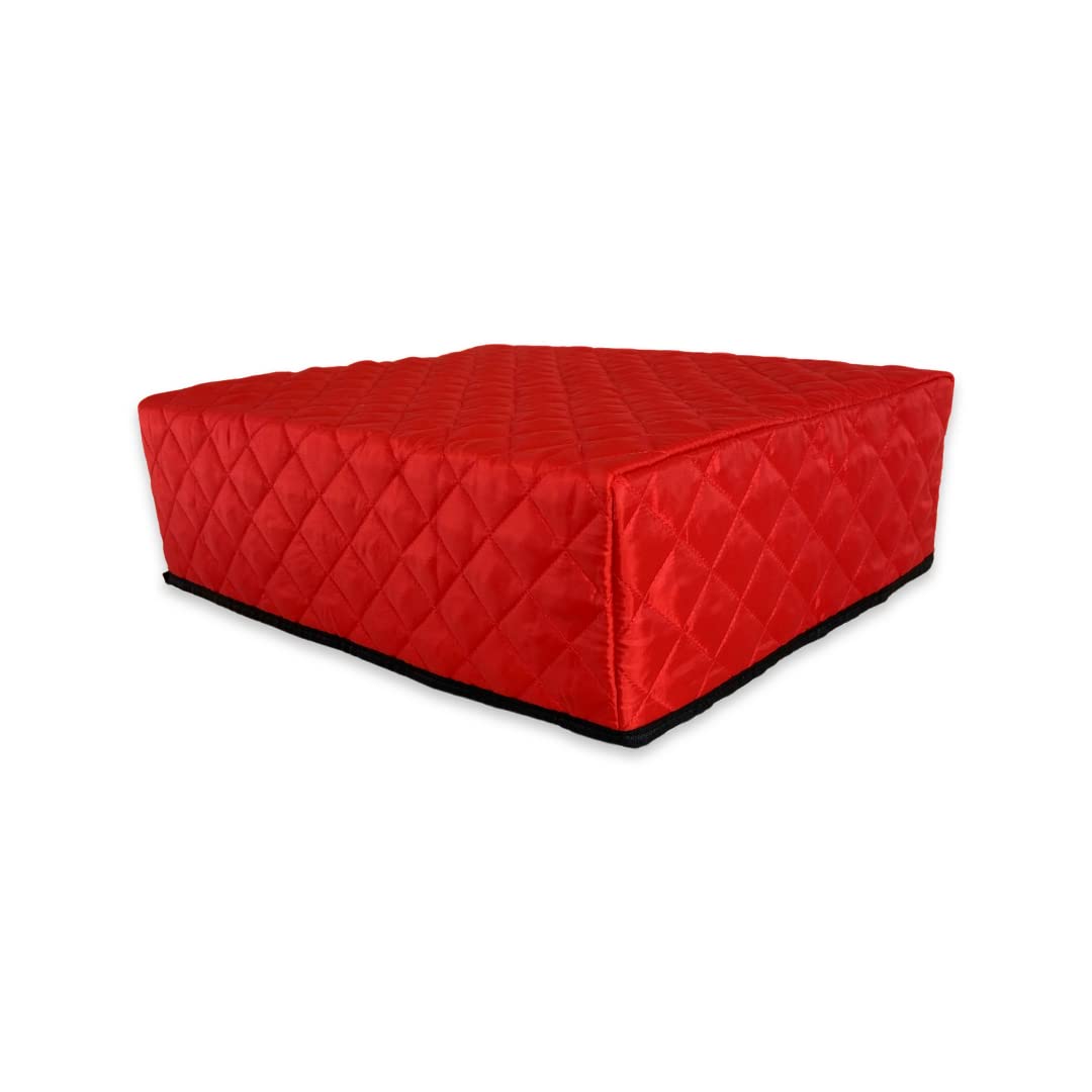 Beat Breakerz - Double Quilted Turntable Dust Cover Red, Fits Technics SL1200/SL1210 Pioneer PLX 1000 & More!