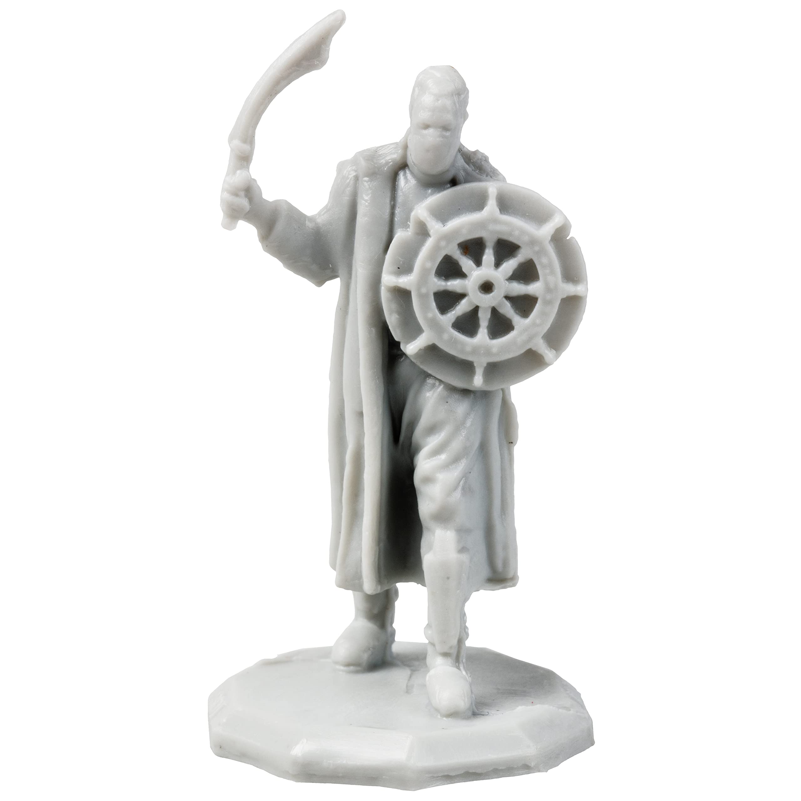 Monster Protectors 56 Unpainted Fantasy Mini Figures- All Unique Designs- 1" Hex-Sized Compatible with DND Dungeons and Dragons, Pathfinder and RPG Tabletop Games- Features Goblins, Gnolls, Skeletons