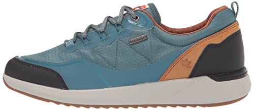 Cobb Hill Women's Skylar Mesh Lace Walking Shoe, Teal Waterproof, 7