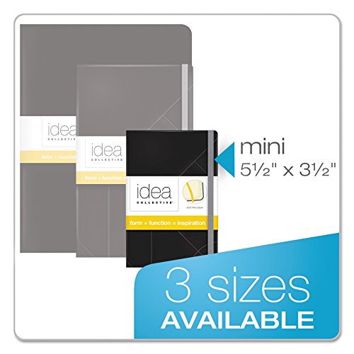 Oxford Idea Collective Mini Hardbound Journal, Black/Cream, 5.5 X3.5