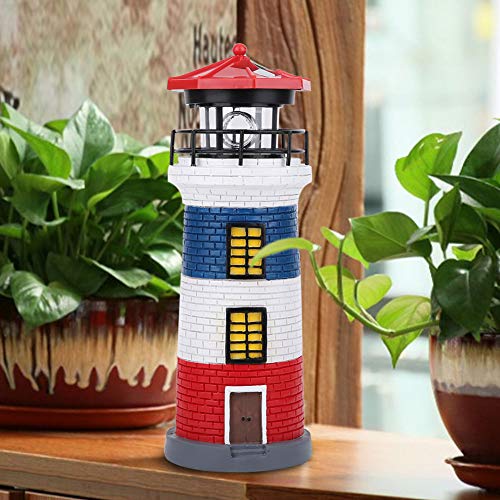 Naroote wosumeouse, Easytic Rotating Light Lighthouserightness Led Beads Waterproofme(Red Blue White)