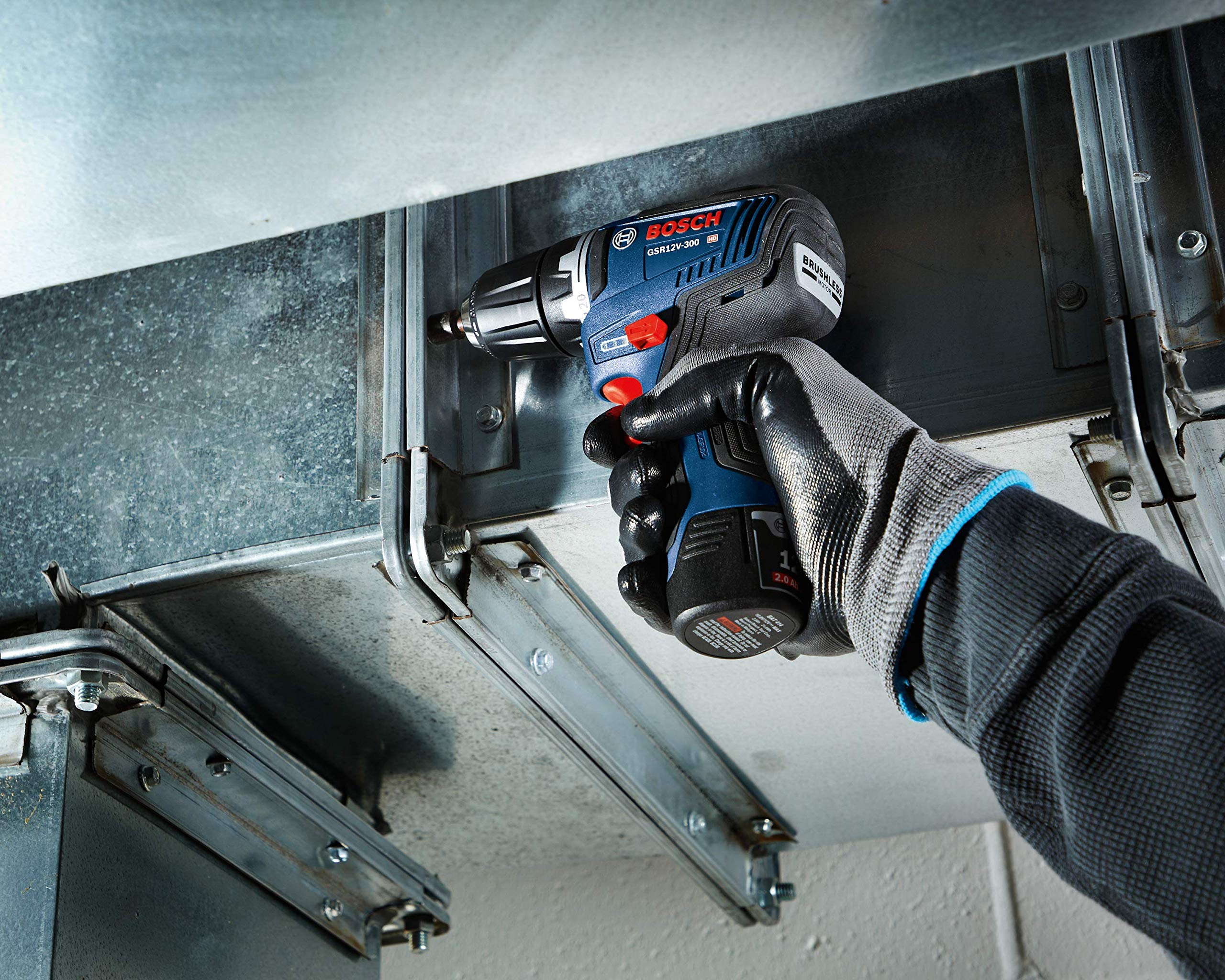 Bosch GSR12V-300B22 12V Max EC Brushless 3/8 In. Drill/Driver Kit (Renewed)