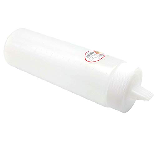 GARASANI 4 Hole Sauce Squeeze Condiment Bottles Dispenser (18oz - 530ml)