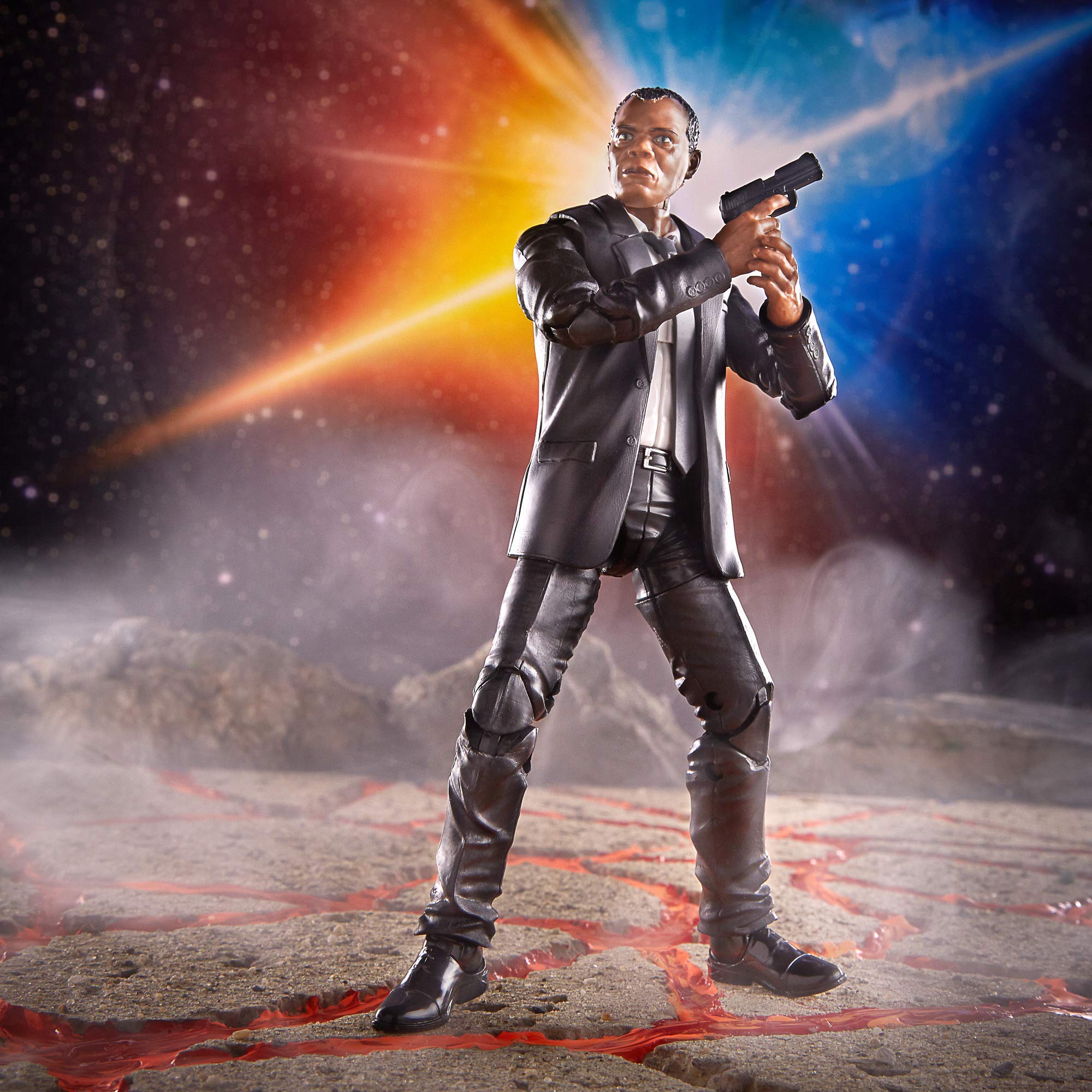 Marvel Captain Marvel 6-inch Legends Nick Fury Figure for Collectors, Kids, & Fans