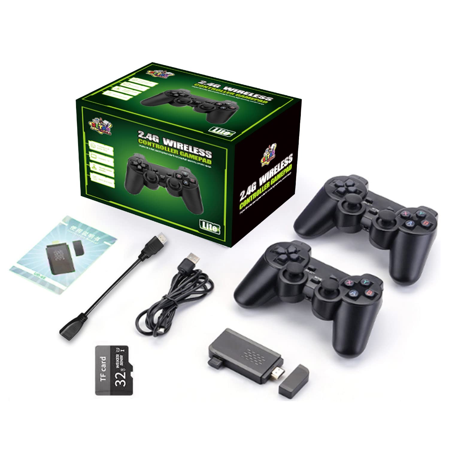 NUBSUP UB-66 Video Game Console 4K HDMI-Compatible Game Stick Built in 3500 Retro Game TV Console Support for P1/FC/GBA