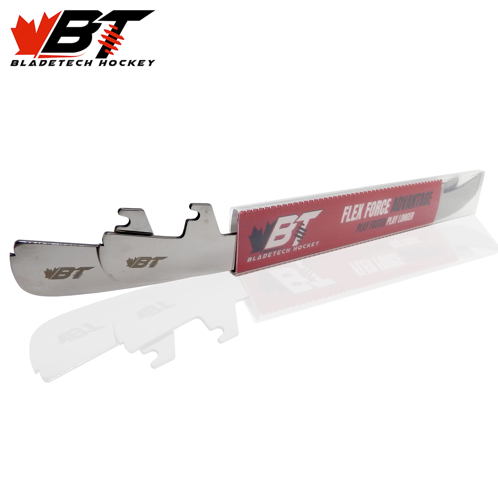 Bladetech Hockey - Replacement Skate Blades for GRAF Ultra/Cobra Holder - Black Armour