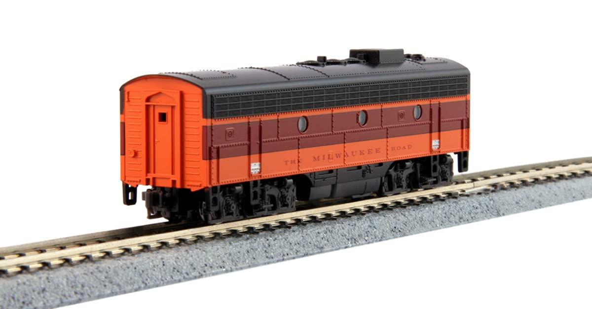 Kato USA Model Train Products N EMD FP7A + F7B Milwaukee Road Locomotive Two-Pack #95A #95B Two Locomotive Set