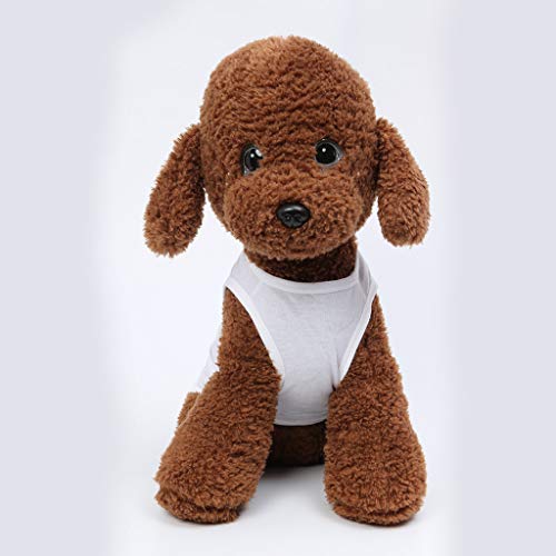 Dog Medium Designer and Cat Clothing Summer Dog Thin Vest Breathable Spring Love Fashion Pet Clothes Soft Fleece Vest Sweater Vest Puppy Pullover Jacket