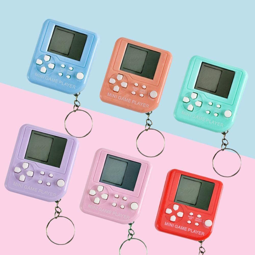 Children's Nostalgic Small Handheld Keychain Game Machine with Classic Mini Game Funny for Children Toys Portable Gifts Birthday