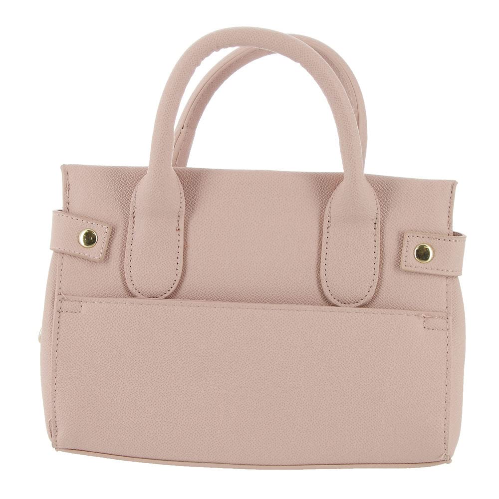 bebe Evie Small Satchel Pearl Pink