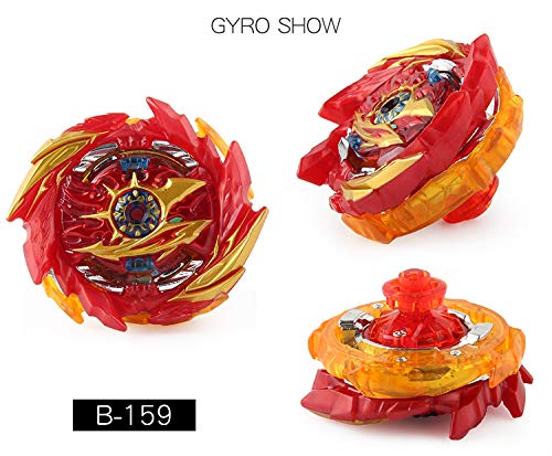 NeschToy Bey Battle Burst Sparking Launchers Left and Right Spin Exclusive Combo Set 2 in 1 Blue