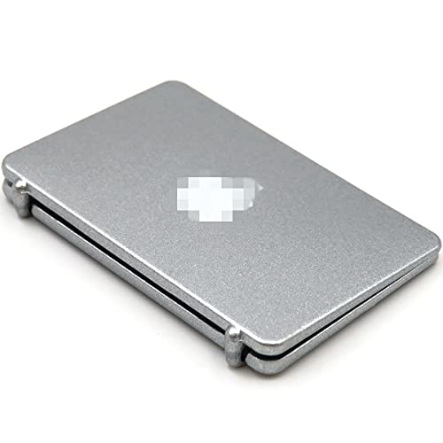 Dollhouse Accessories 1:12 Silver Mini Laptop Miniature Scene Model Scale