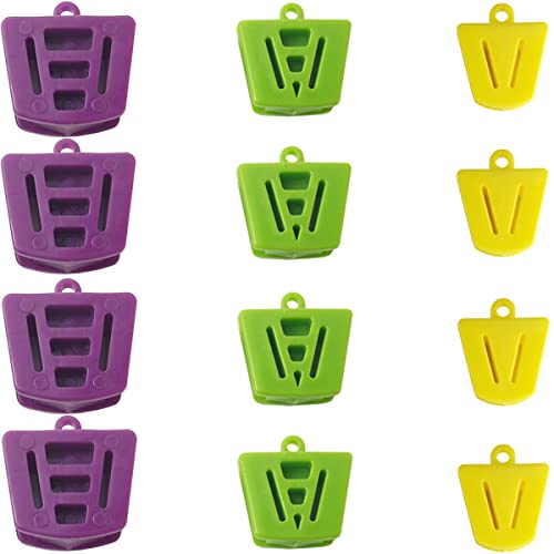GXXMEI 12PCS Dental Oral Silicone Mouth Prop Bite Blocks Latex Free Cheek Retractor