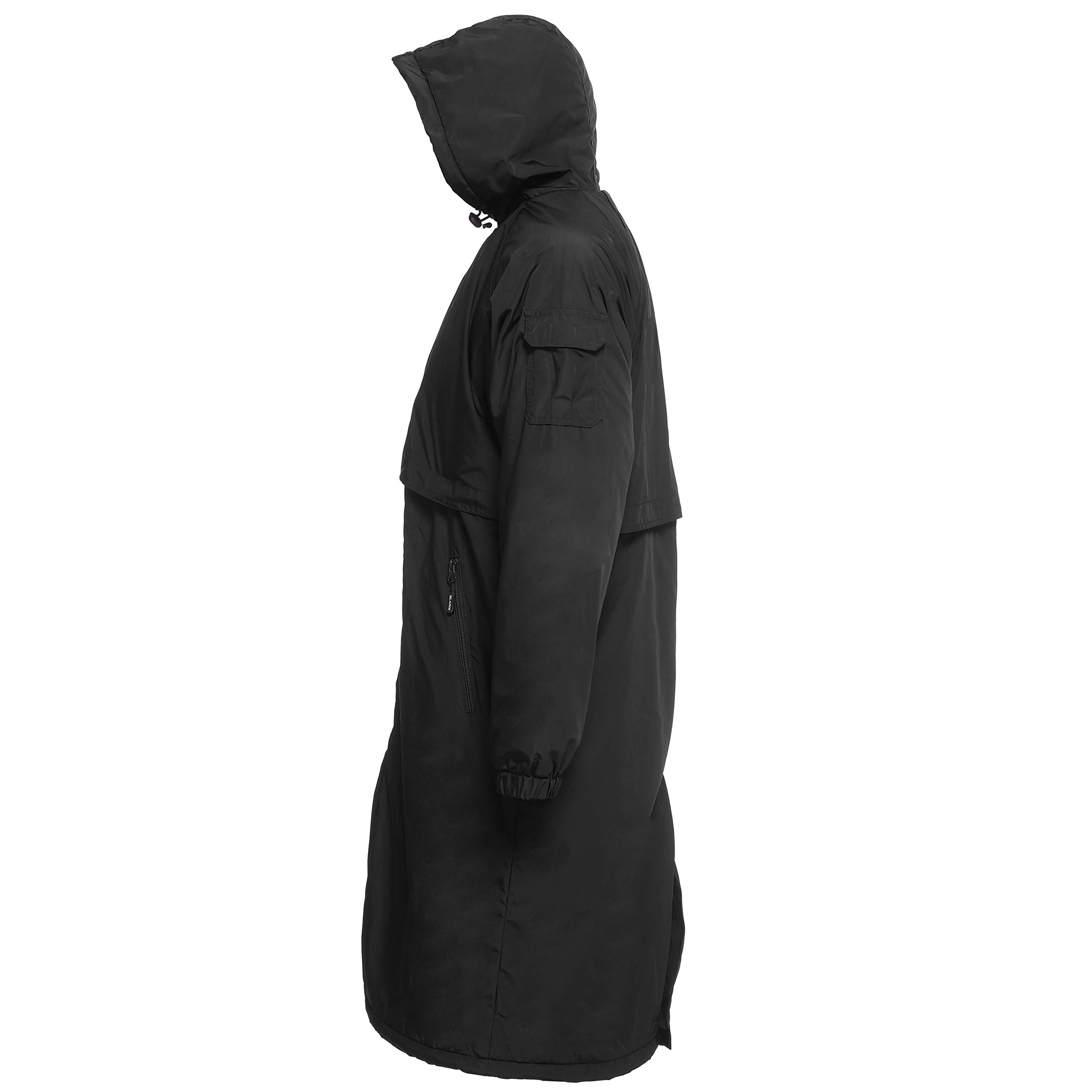 BLARIX Swim Parka (Black, Large)
