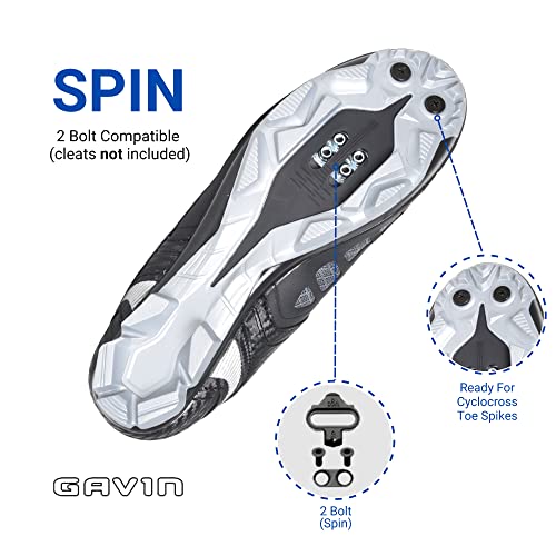 Gavin MTB Mountain Bike Mesh Indoor Fitness Cycling Shoes Mens Womens SPD