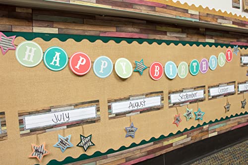 Teacher Created Resources Shabby Chic Circle Letters (77171), 3.5 Inches