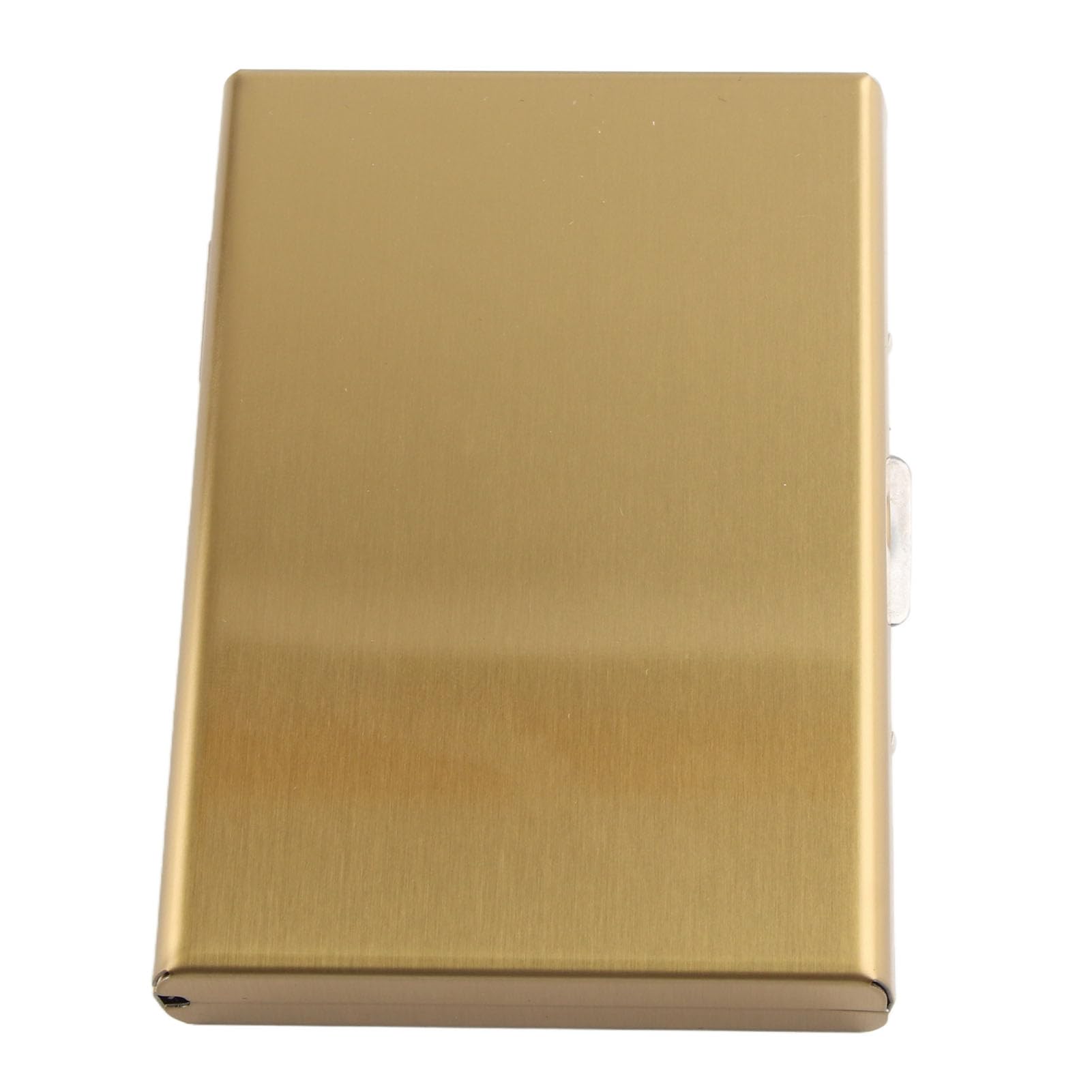 Denominate Stainless Steel Silver Compact Credit Card Holder Protector Business Organizer (Stainless steel card holder 6 cards gold)