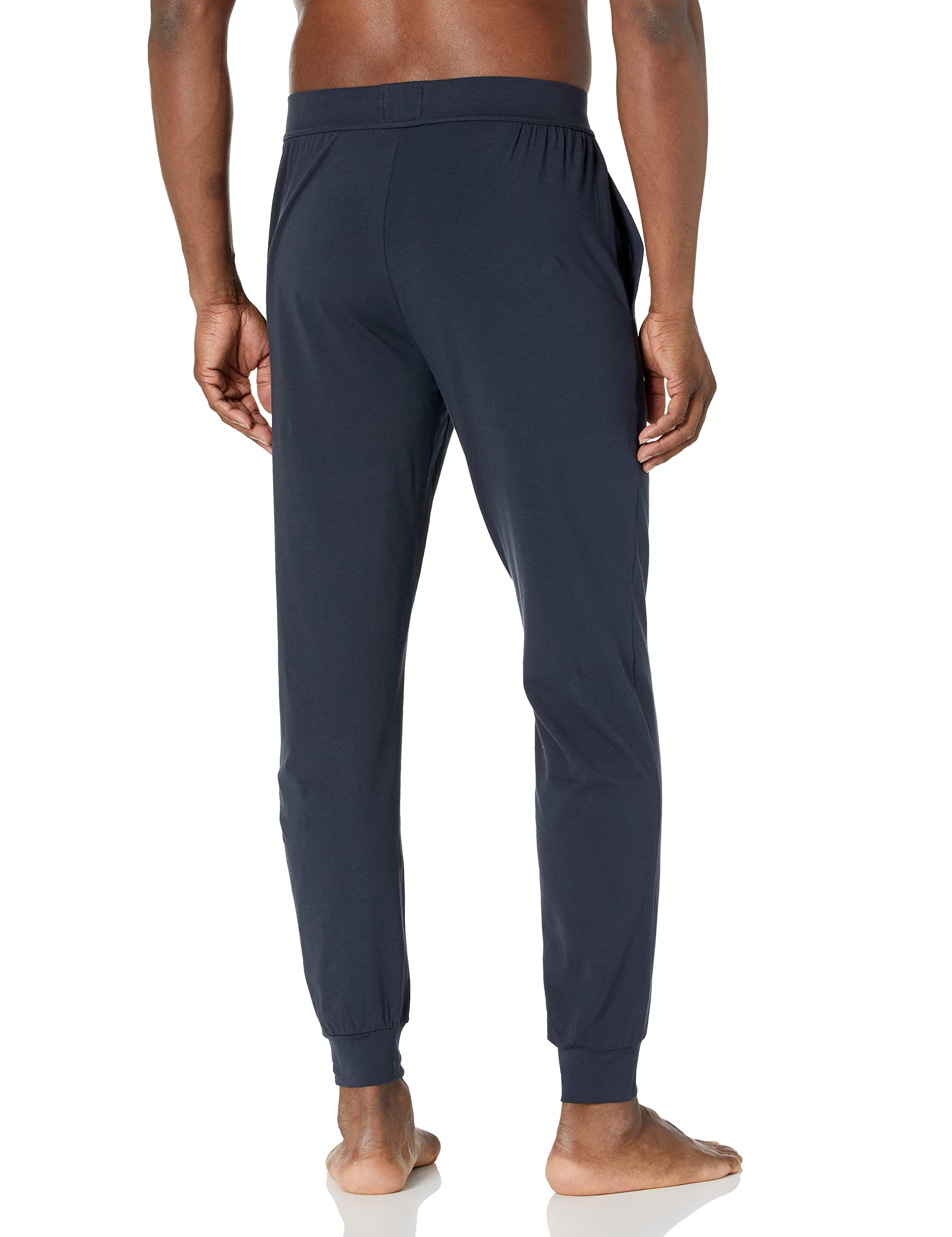 BOSS Hugo Mens Identity Jogger Lounge Pants Pajama Bottom, Blue, Large US