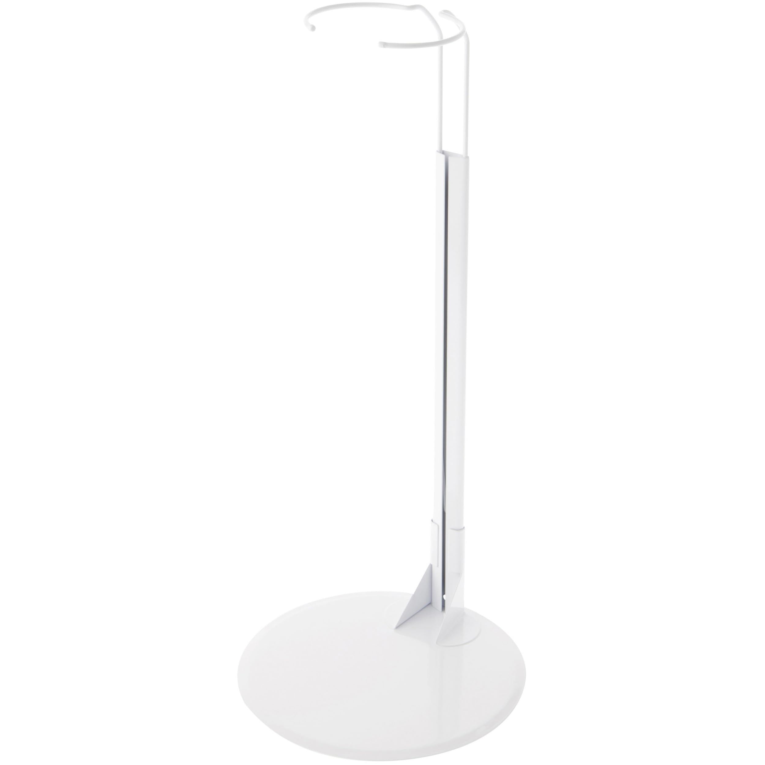 Plymor DSP-15W White Adjustable Doll Stand, fits 25, 26, 27, 28, 29, 30, 31, 32, 33, and 34 inch Dolls, Waist is 3.75 to 5 inches Wide, 11 to 13 inches Around