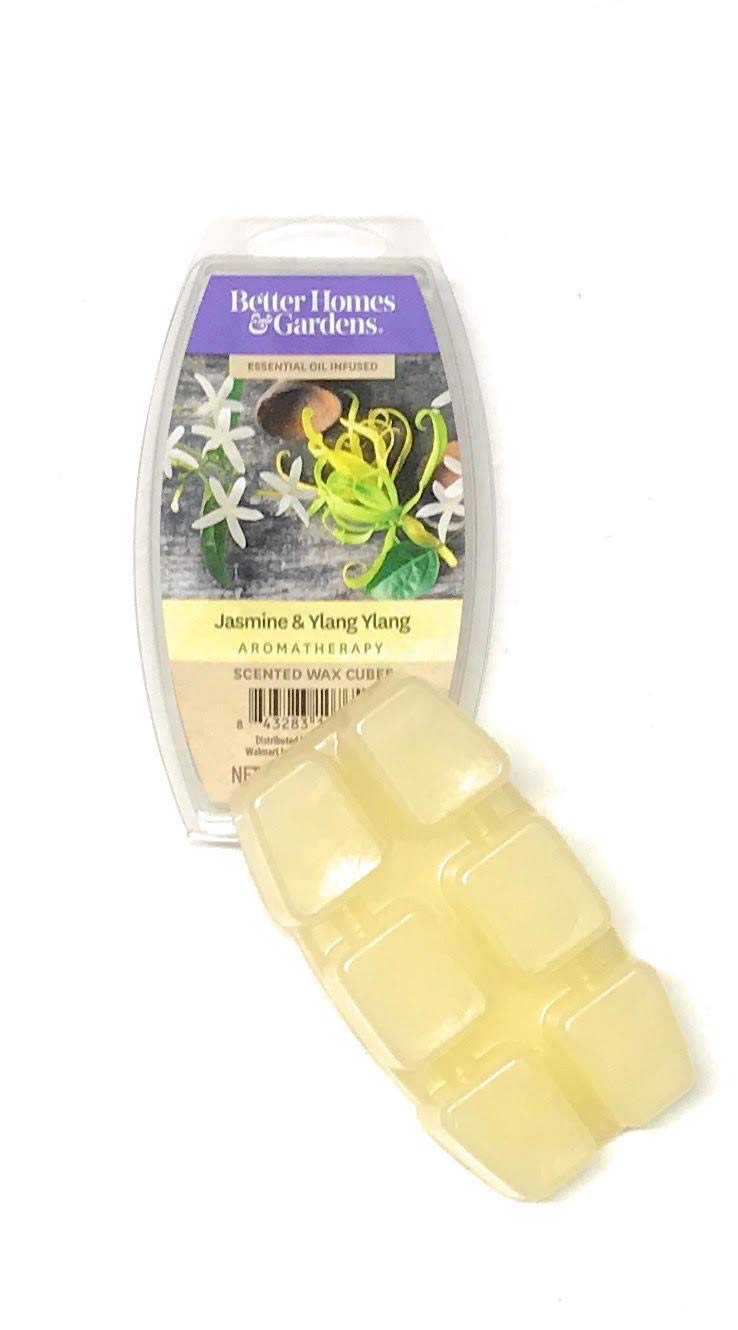 Better Homes & Gardens Aromatherapy Essential Oil Infused Wax Melts, 2.5 OZ (Jasmine & Ylang Ylang, 2.5 oz)